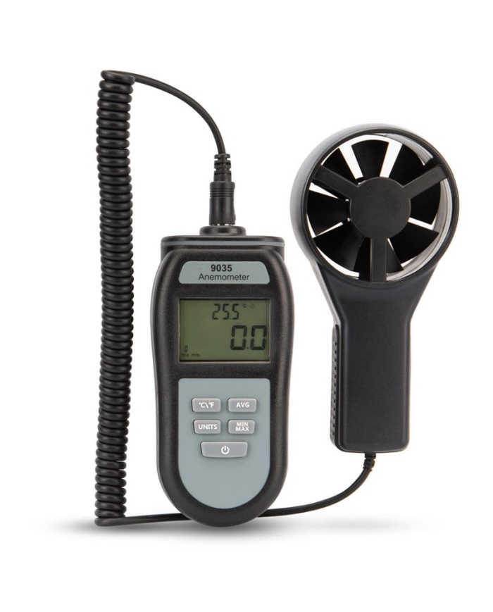 Vane Anemometer | Measure Air Velocity & Temperature