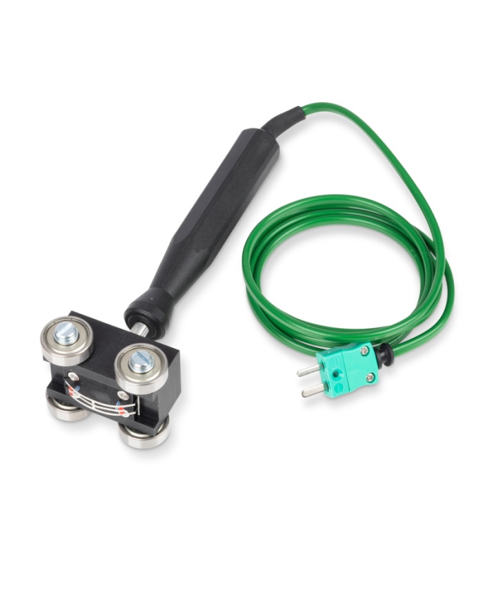 Roller surface temperature probes